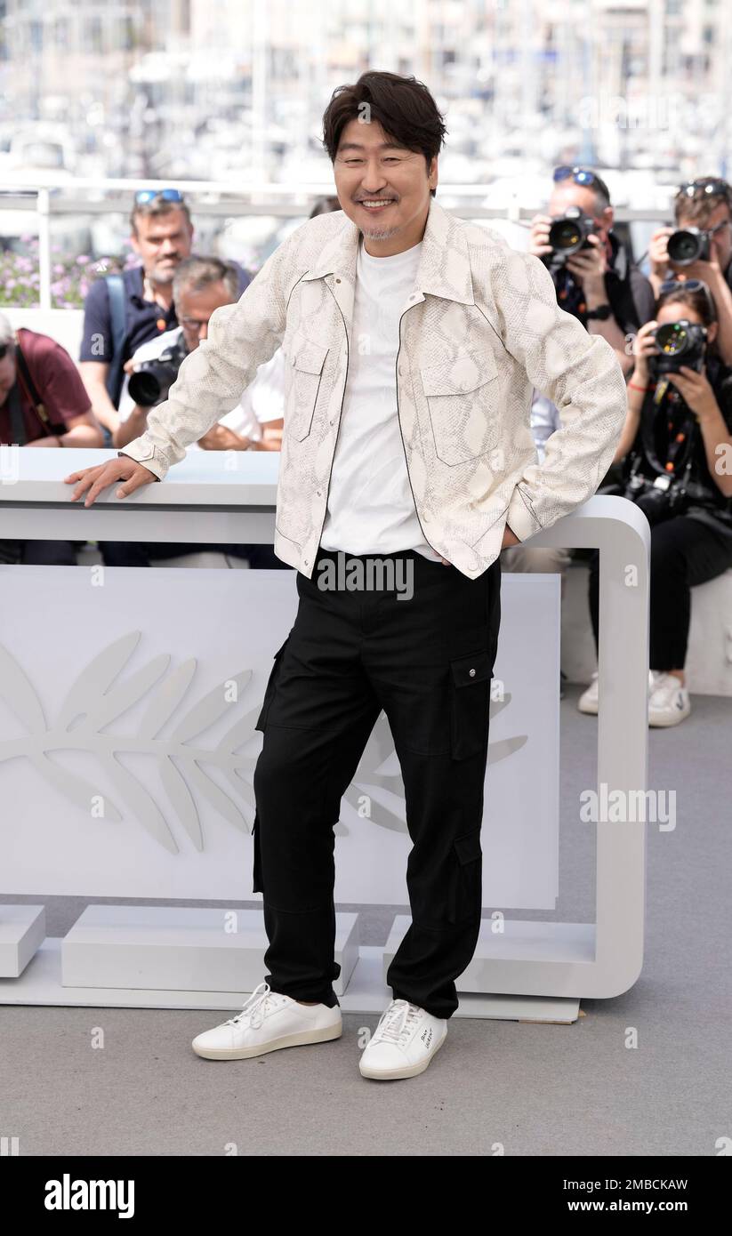 Song Kang-ho poses for photographers at the photo call for the film ...