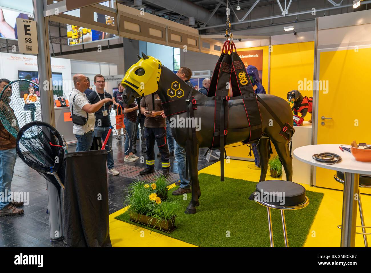 Rescue equipment for large animals, like this horse, Interschutz 2022 ...