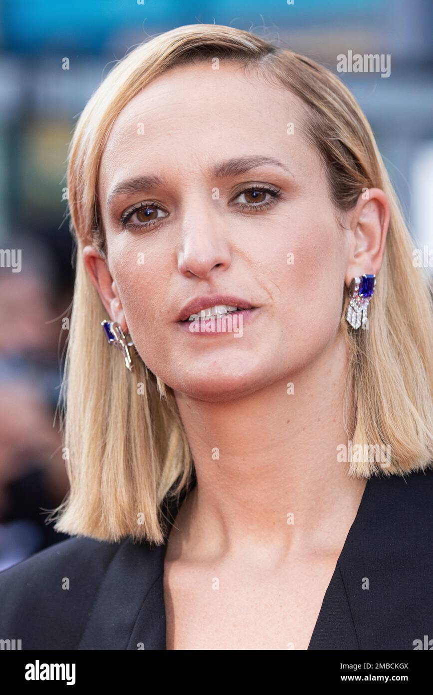 Agathe Rousselle poses for photographers upon arrival at the premiere ...