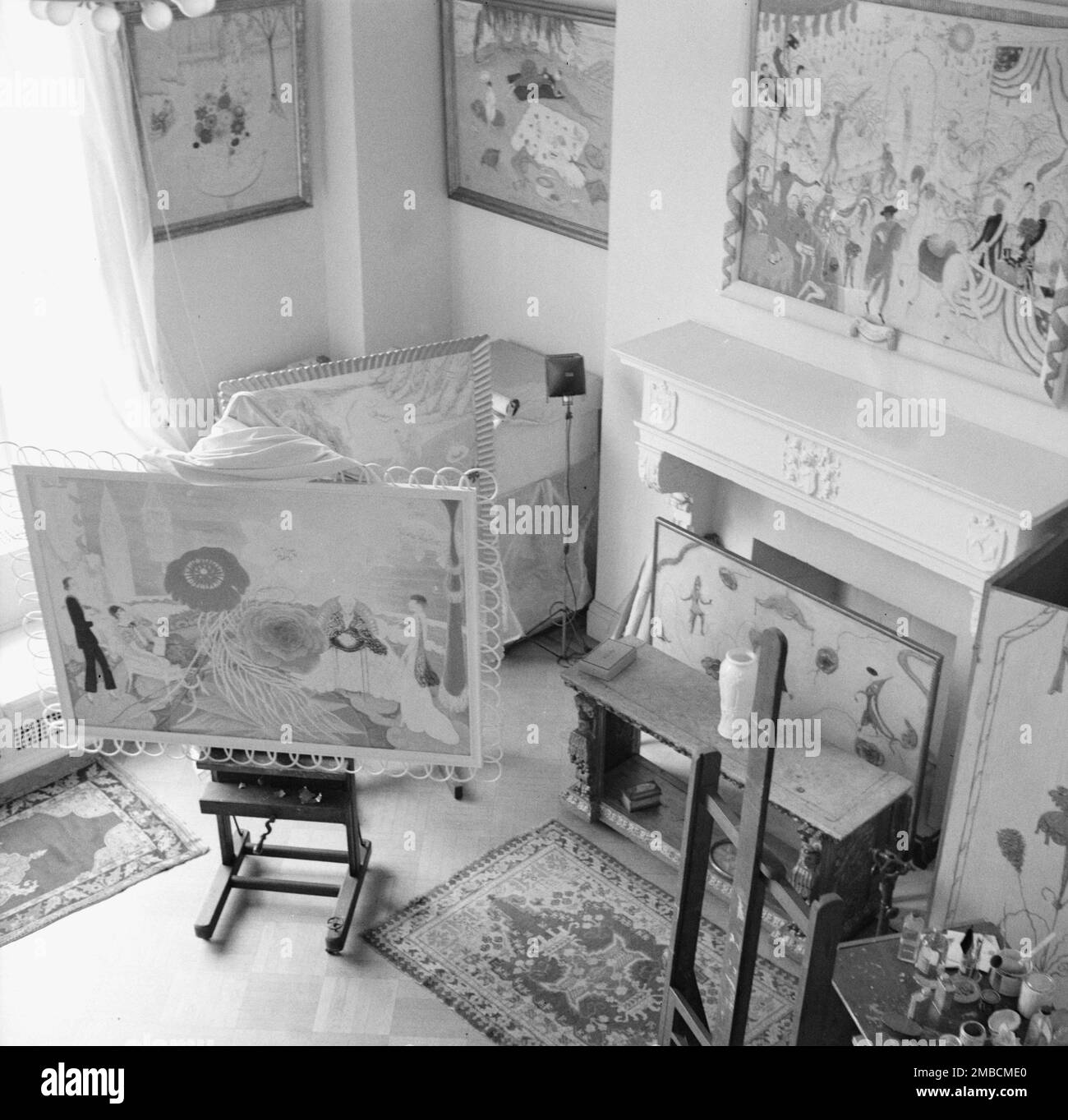 Stettheimer, Florine, Miss, studio, 1936 Stock Photo - Alamy