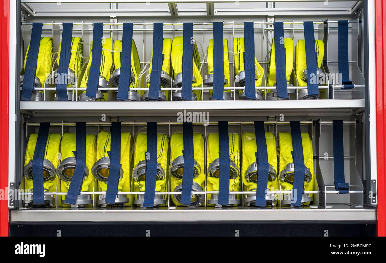 Fire engine, fire fighting vehicle, equipment, trade fair Interschutz ...