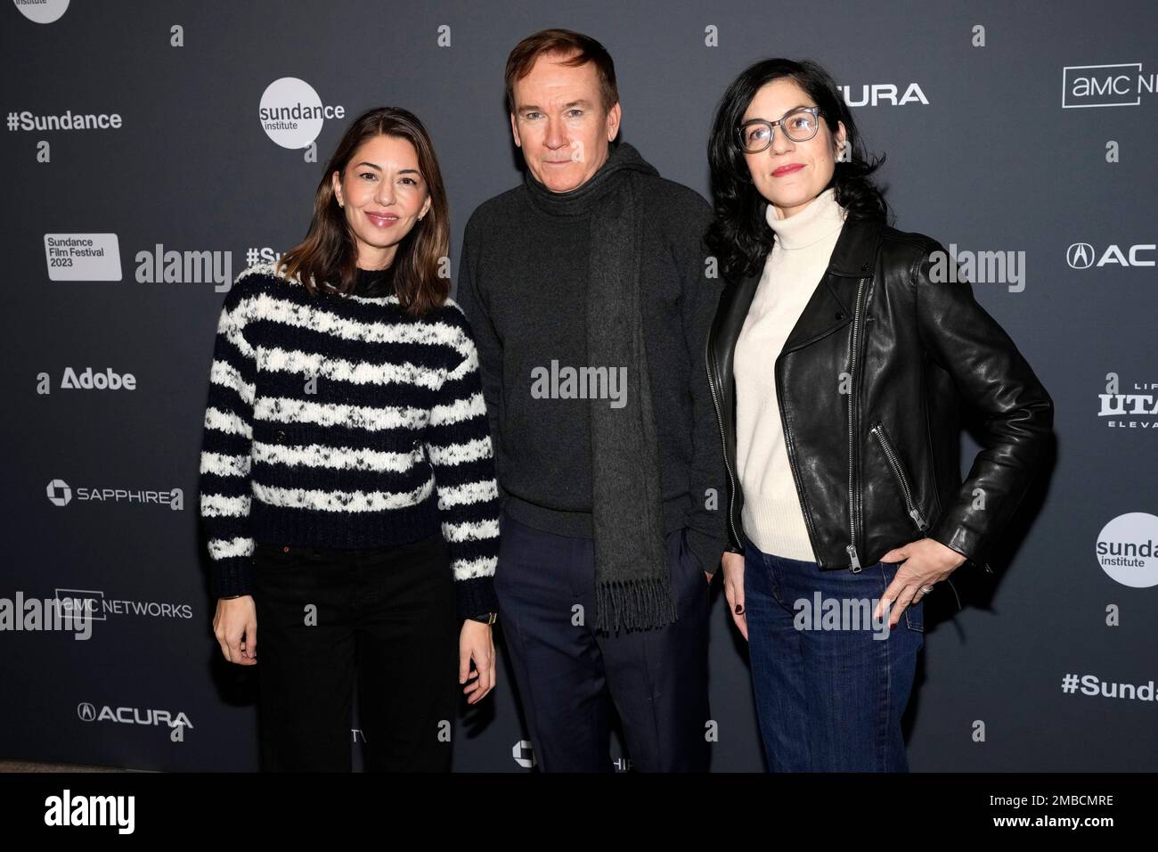 Sofia Coppola, left, Andrew Durham and Alysia Abbott attend the ...