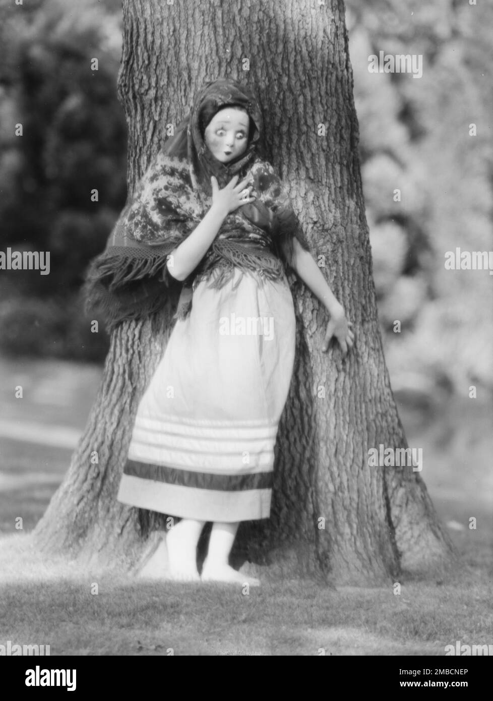 Person wearing red white Black and White Stock Photos & Images - Alamy