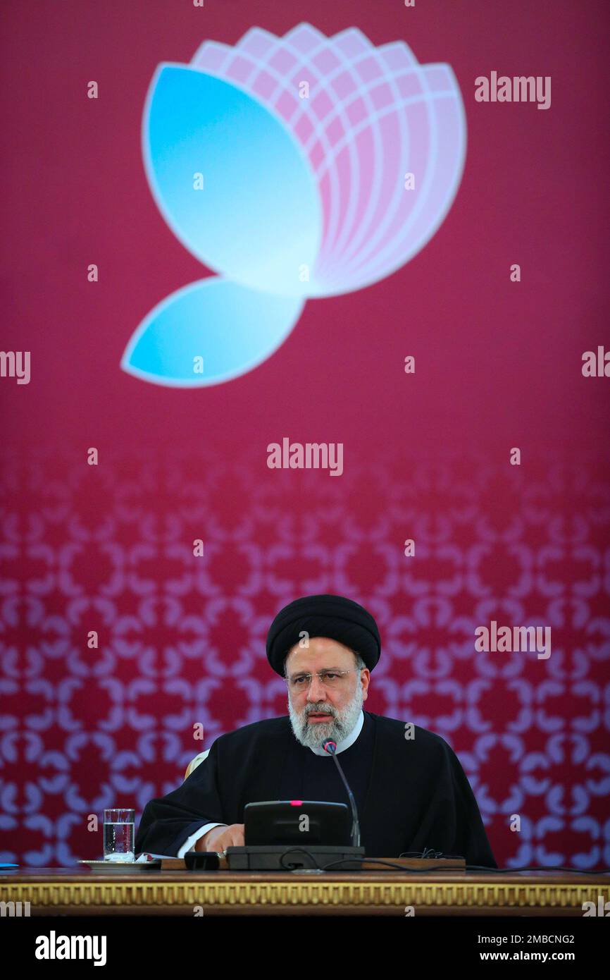 Tehran, Tehran, Iran. 19th Jan, 2023. A handout photo made available by ...