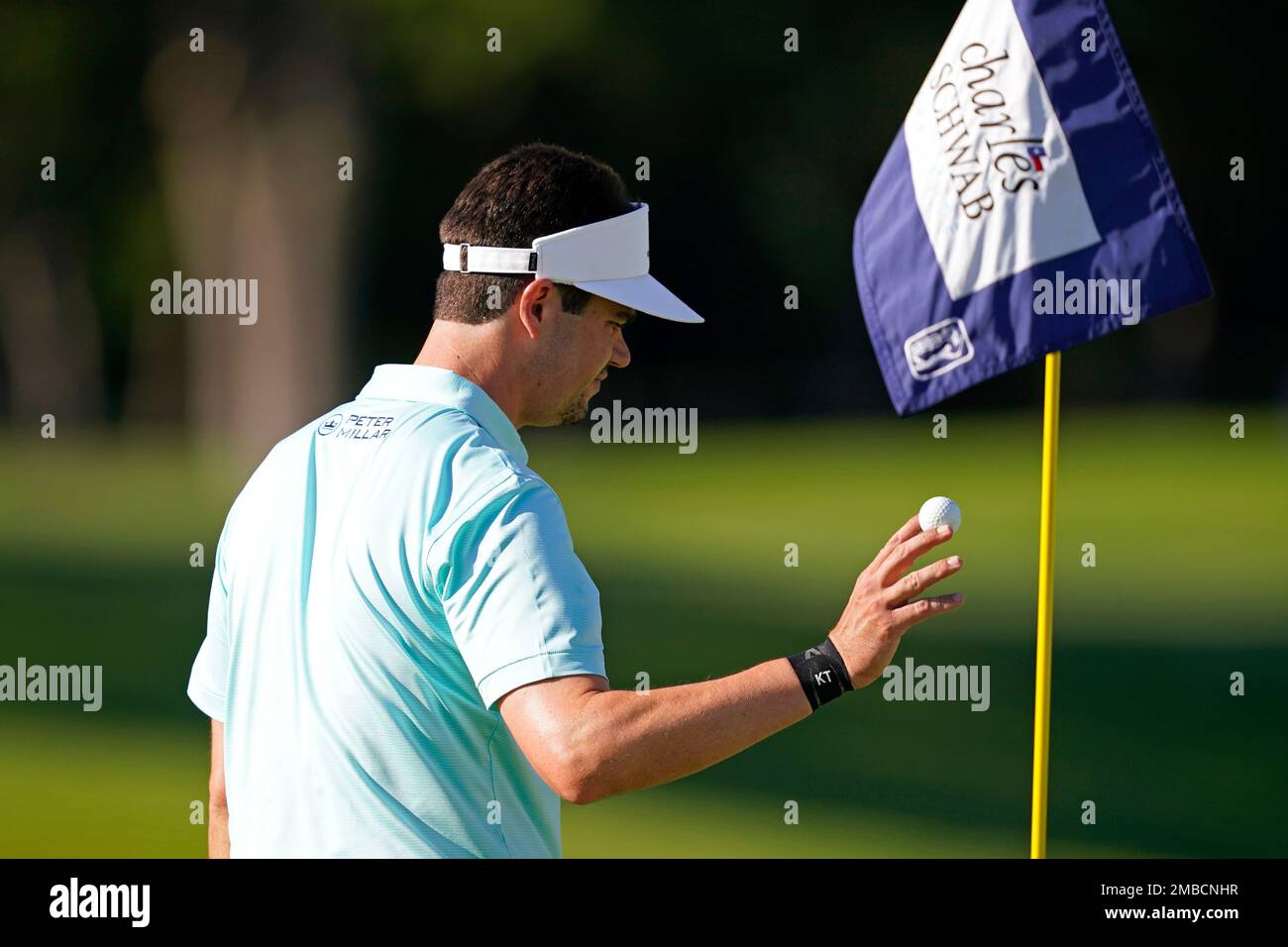 Beau Hossler reacts after his eagle on the ninth hole during the first ...