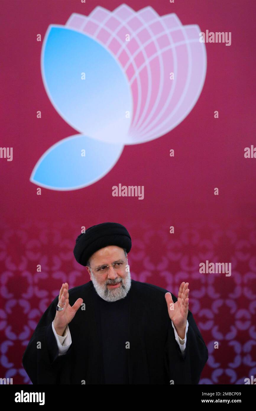 Tehran, Tehran, Iran. 19th Jan, 2023. A handout photo made available by ...