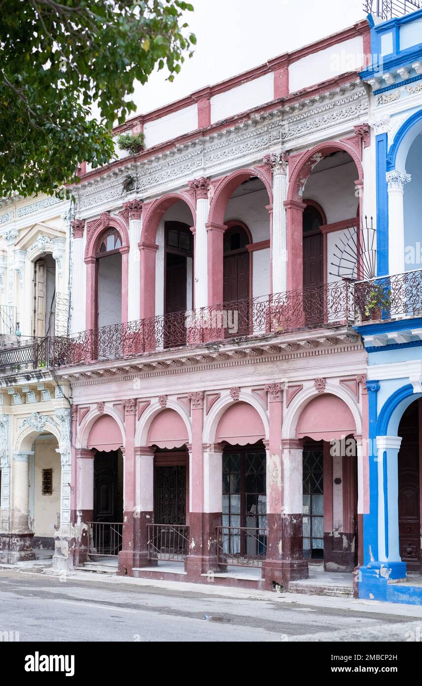 Buildings on Paseo del Prado, Havana, Cuba Stock Photo - Alamy