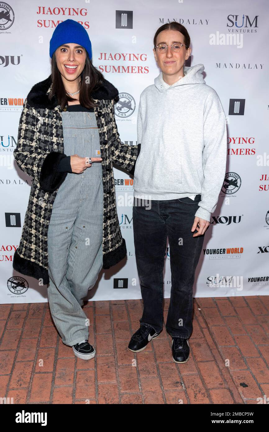 Actress Jade Catta-Preta, Comedian Robby Hoffman attend Jiaoying ...