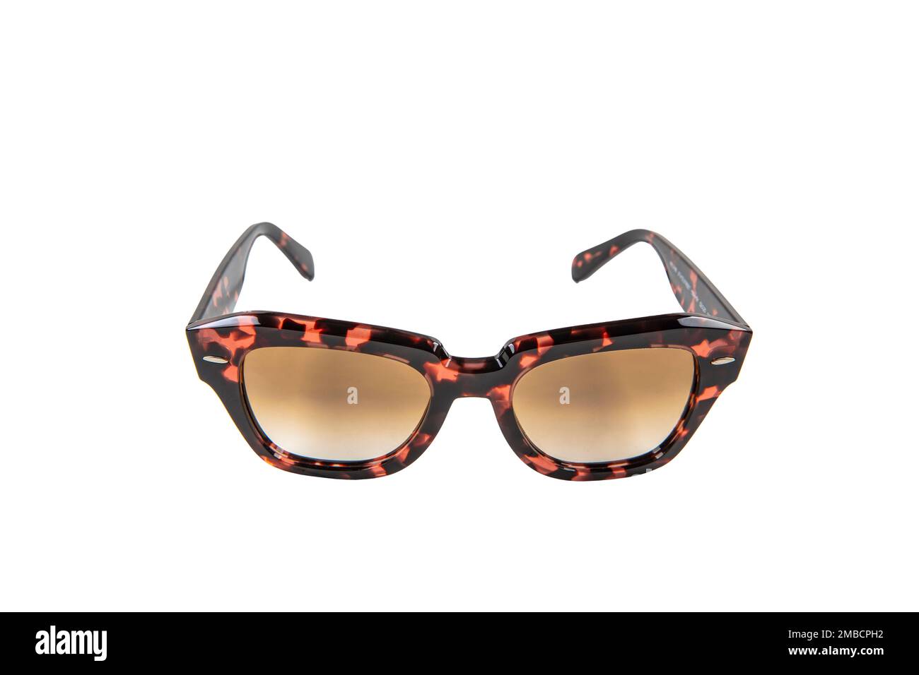 Sunglasses With Tinted Thick Square Horn Frame Matte Tinted Lenses And