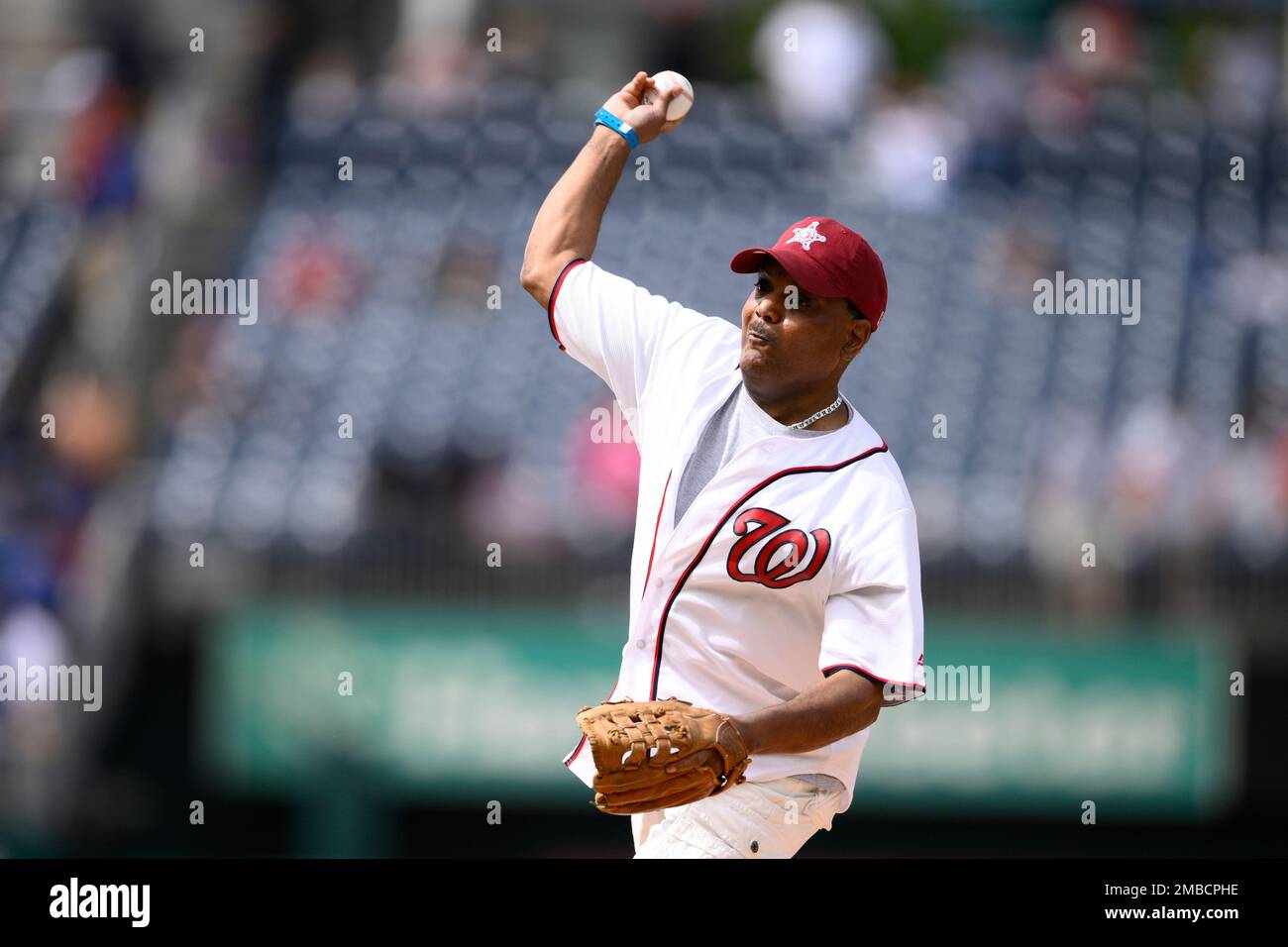 United States Secret Service Deputy Director Faron K. Paramore throws ...