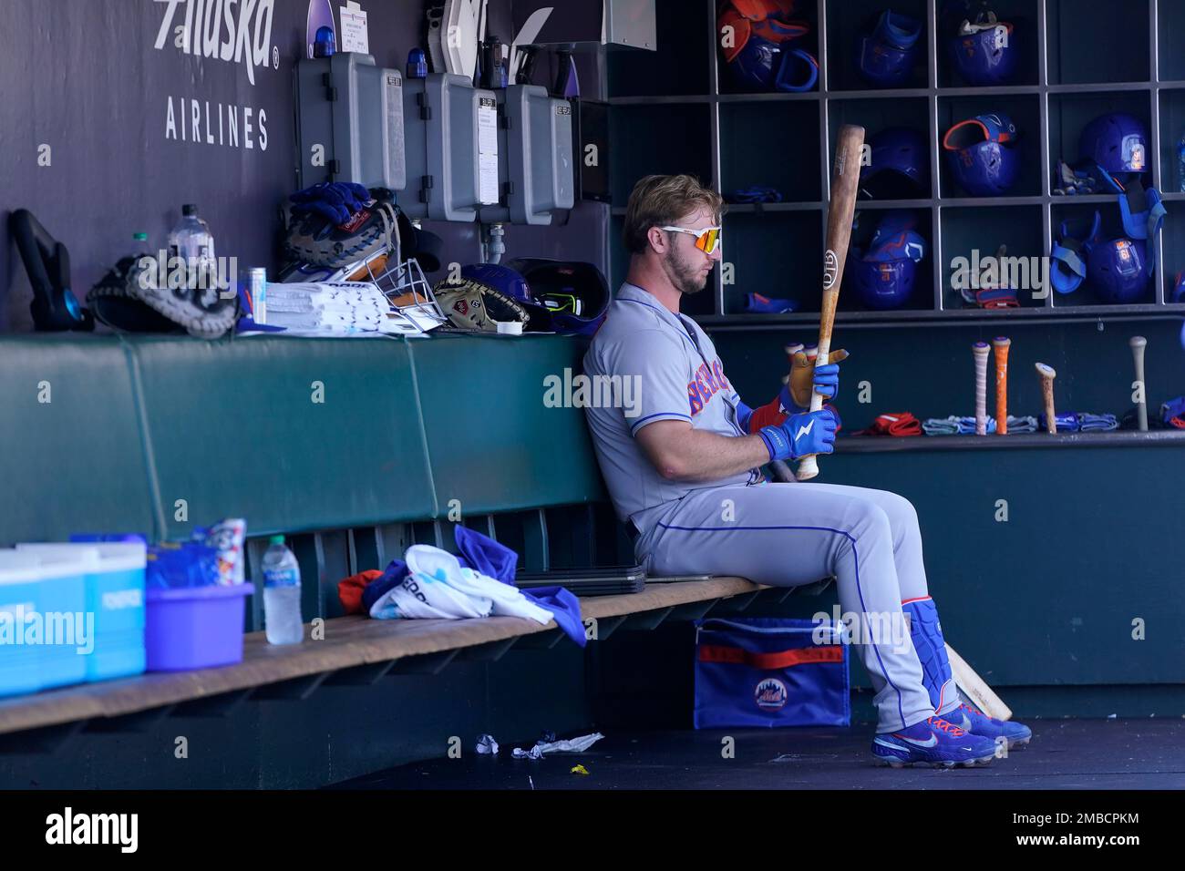 New York Mets' Pete Alonso during a baseball game against the San ...