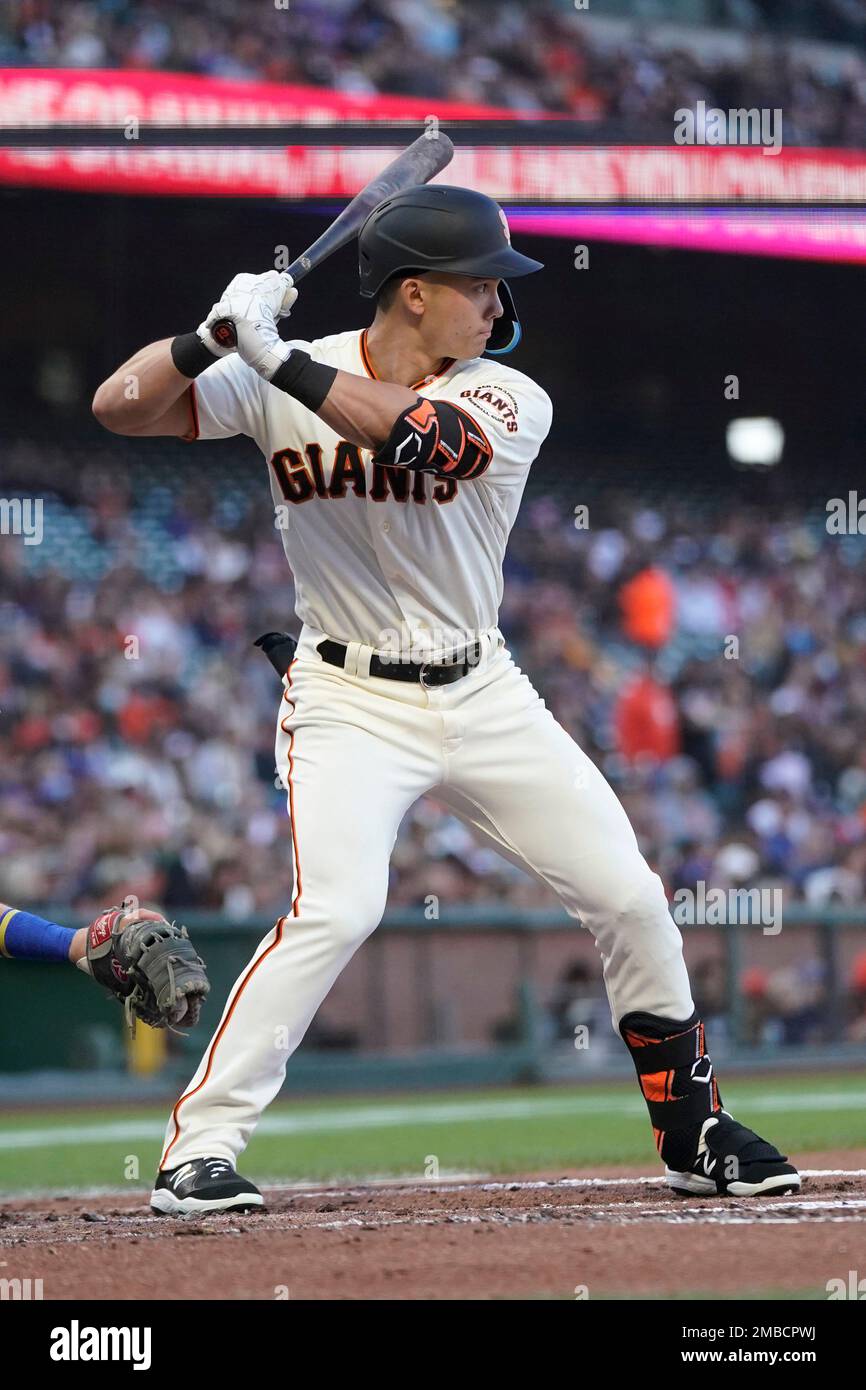 San Francisco Giants' Stuart Fairchild against the New York Mets during ...