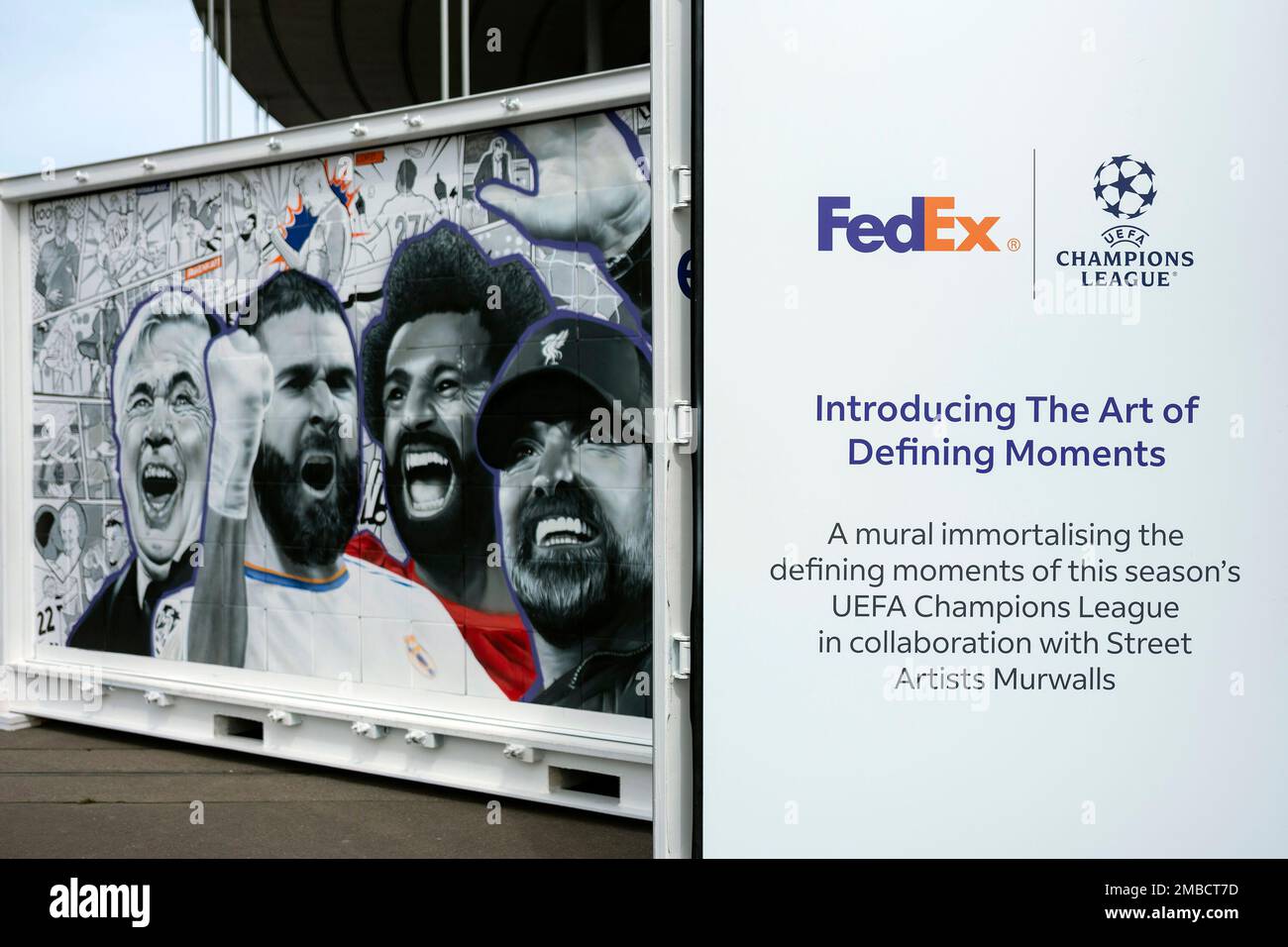 IMAGE DISTRIBUTED FOR FEDEX – Ahead of the Champions League final, a ...