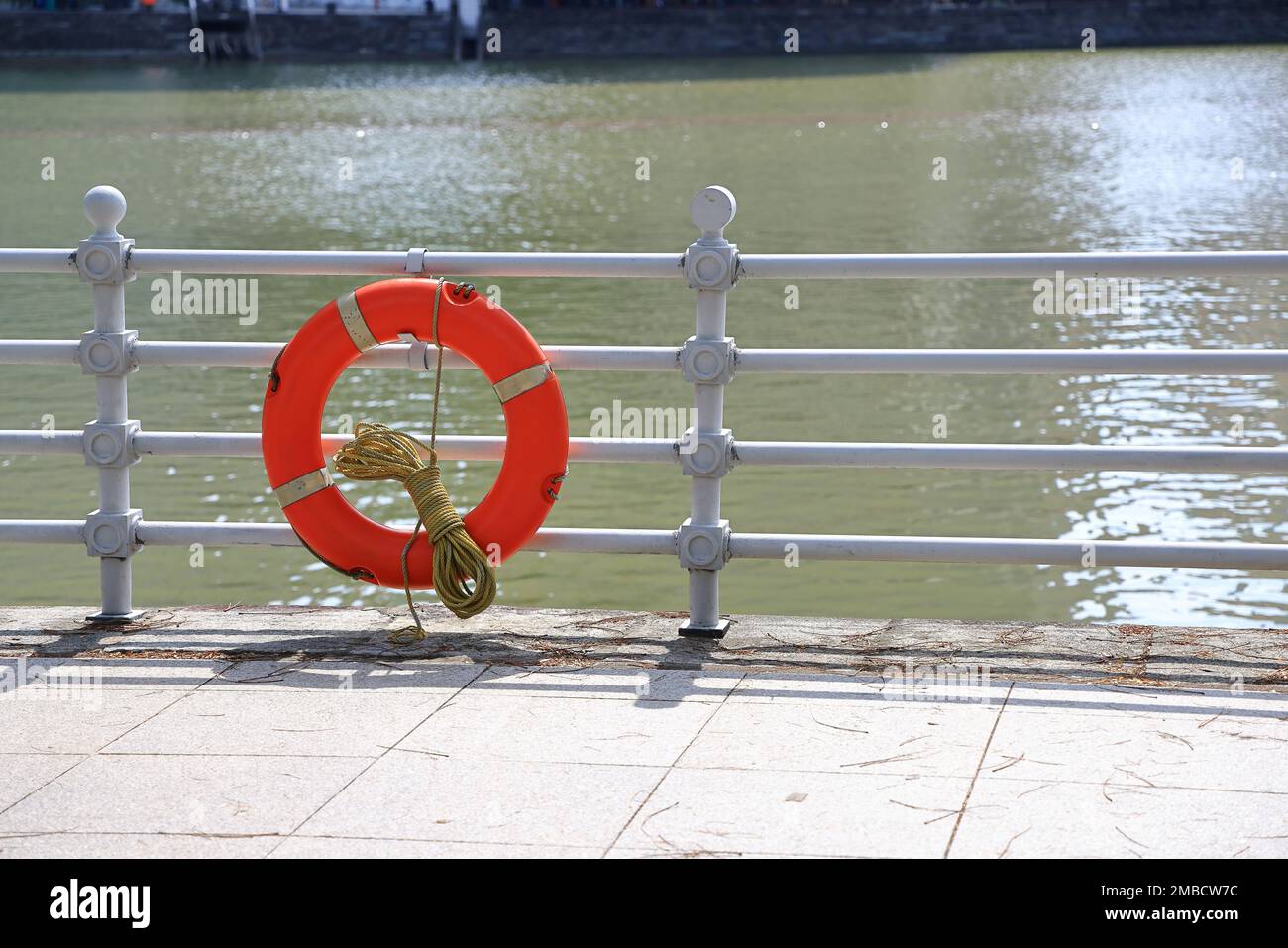 Emergency life buoy stand on hi-res stock photography and images - Alamy