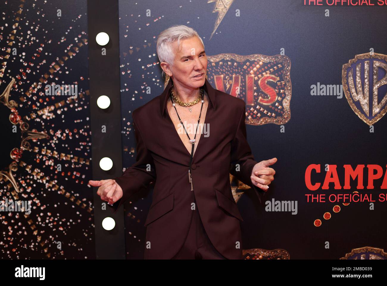 Baz Luhrmann poses for photographers upon arrival at the afterparty of ...