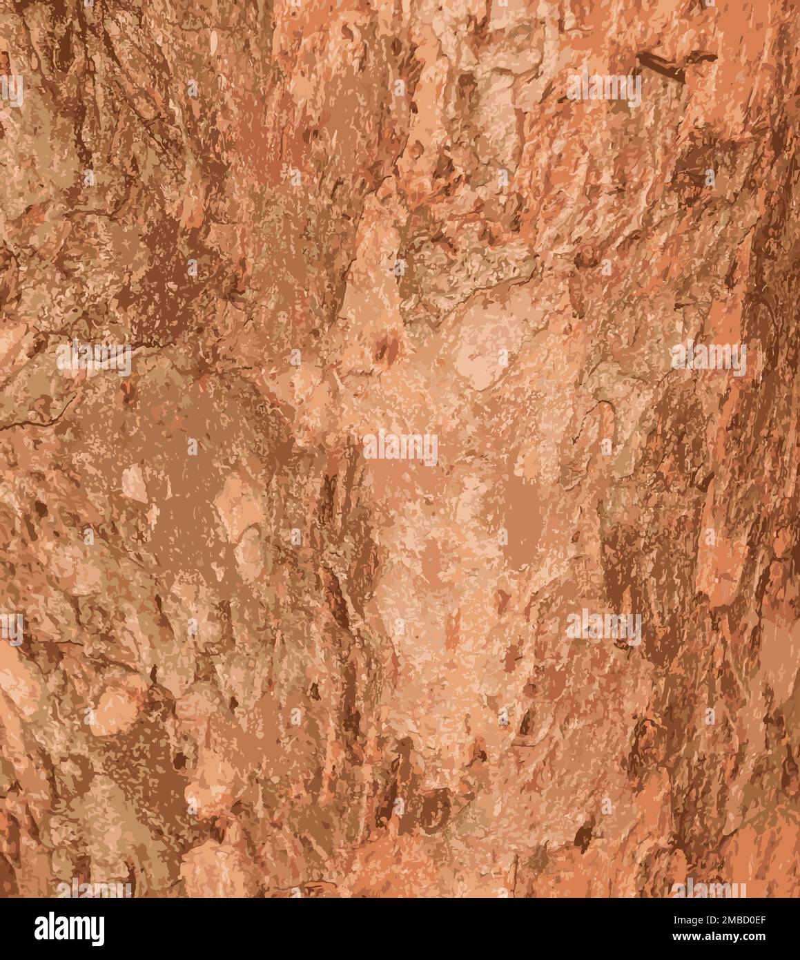 Realistic illustration of natural yew bark abstract background. Taxus ...