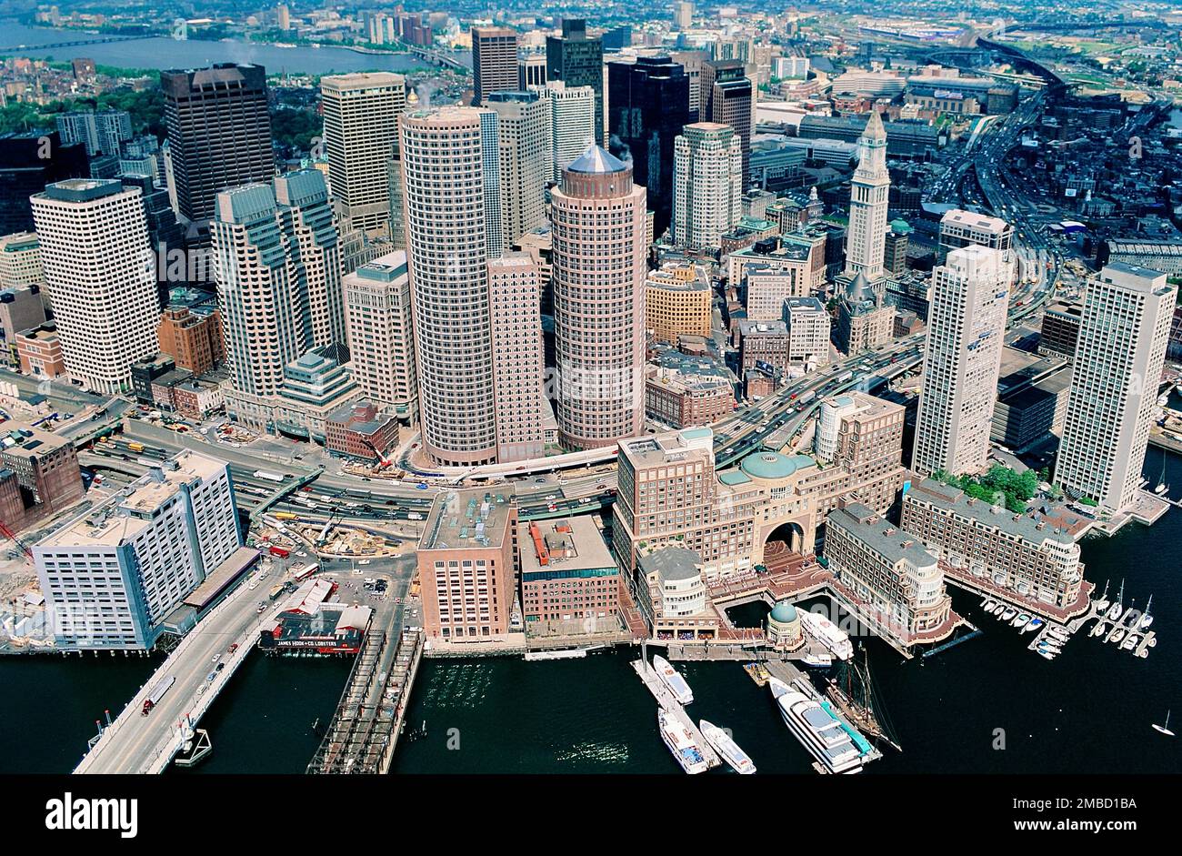 Aerial Images of Boston Ma Stock Photo - Alamy