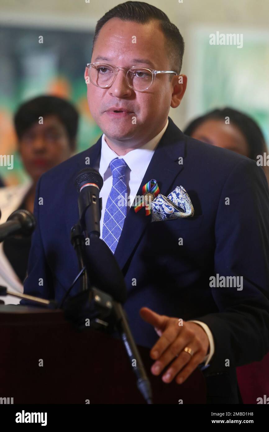 Rep. Carlos Guillermo Smith, D-Orlando, speaks about the legislative ...