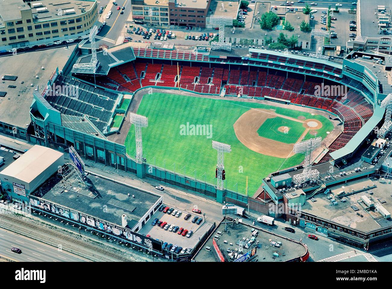 Fenway park aerial boston hi-res stock photography and images - Alamy