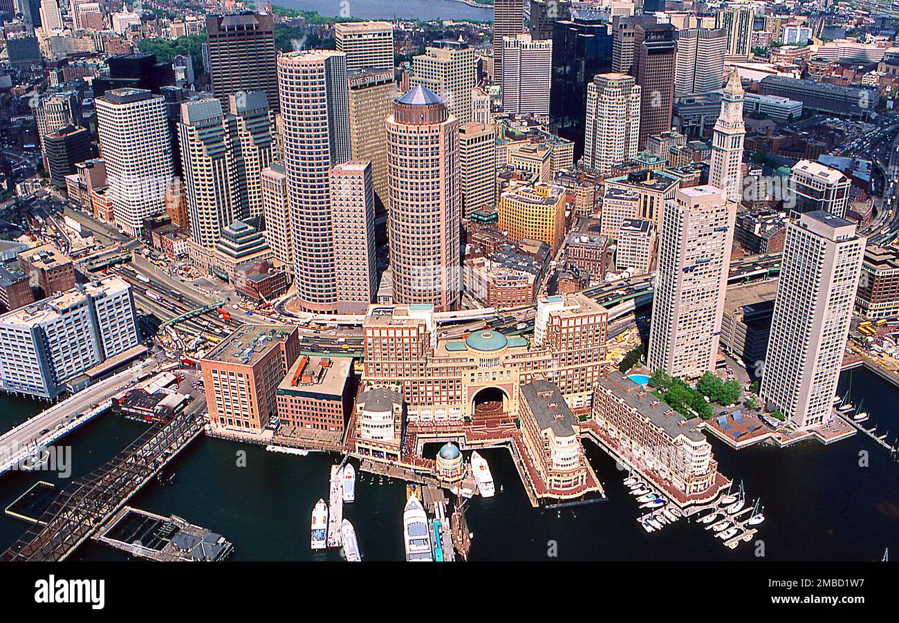 Aerial Images of Boston Ma Stock Photo - Alamy