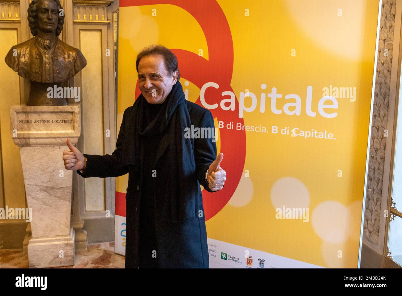 Teatro Donizetti, Bergamo, Italy, January 20, 2023, Roby Facchinetti ...