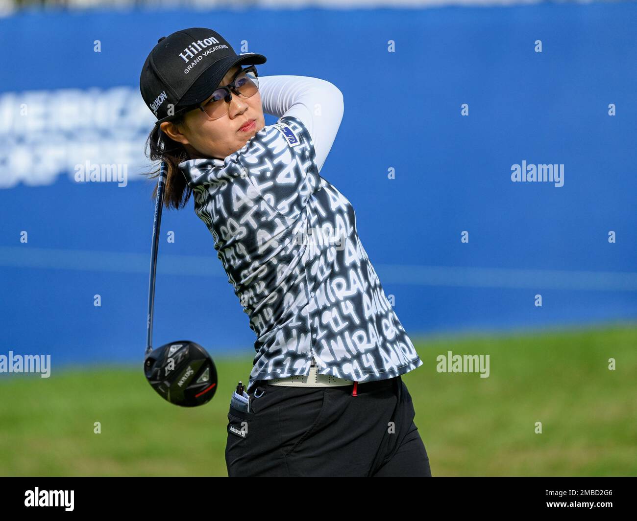 Orlando, FL, USA. 20th Jan, 2023. Nasa Hataoka of Japan on the 10th tee ...