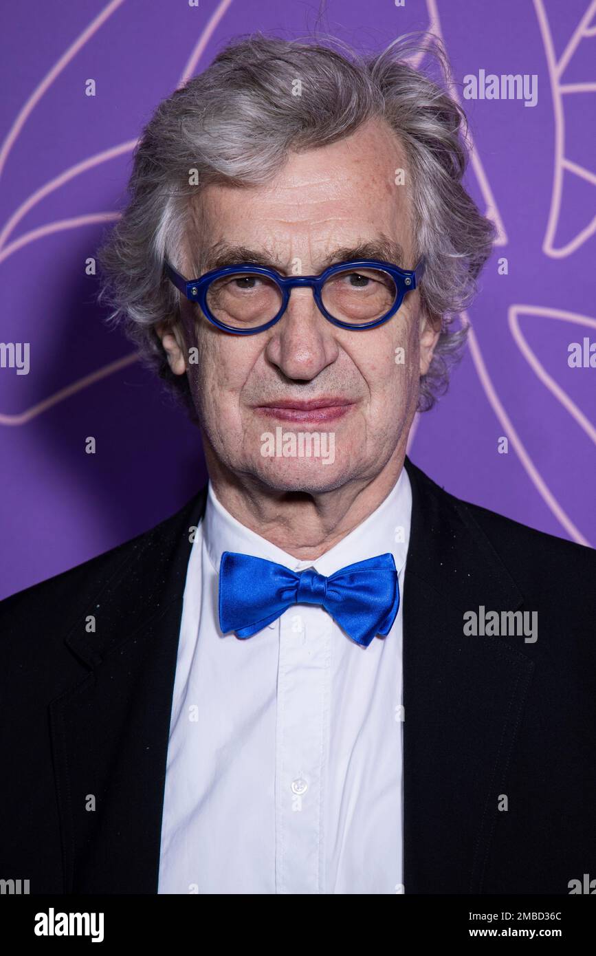 Wim Wenders poses for photographers upon arrival at the 75th ...