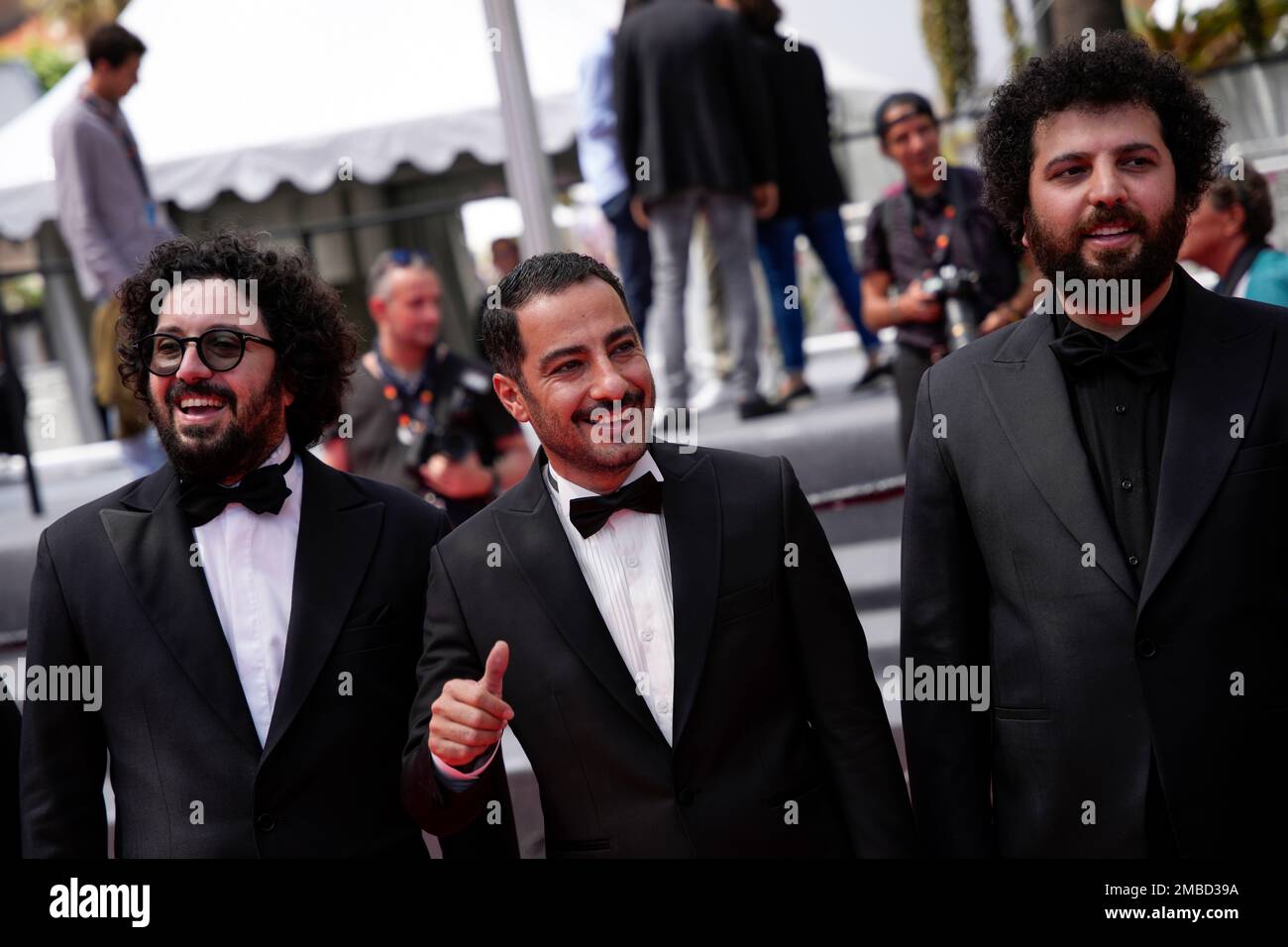 Hooman Behmanesh, from left, Navid Mohammadzadeh, and director Saeed ...