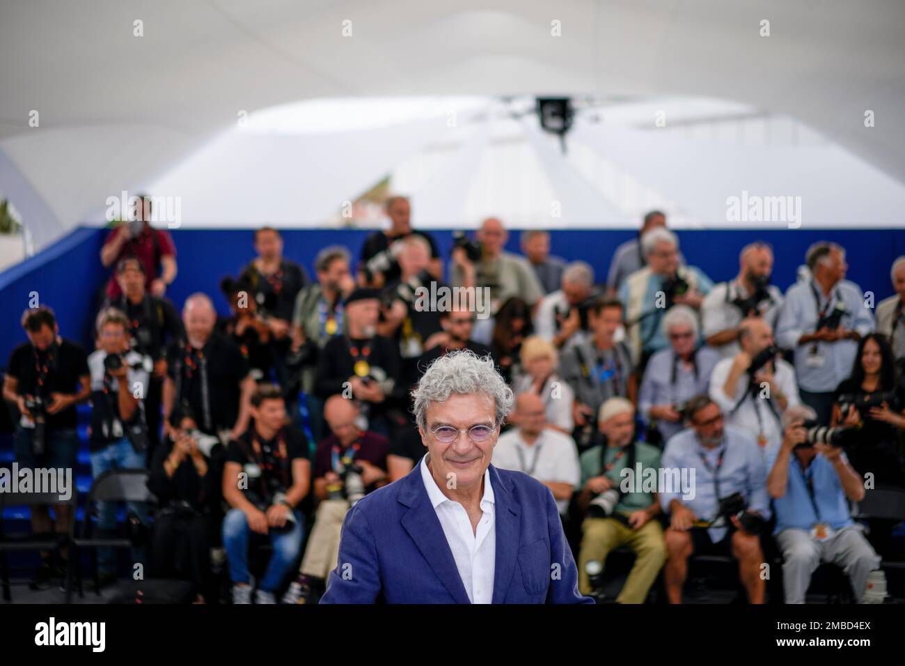 Director Mario Martone poses for photographers at the photo call for ...