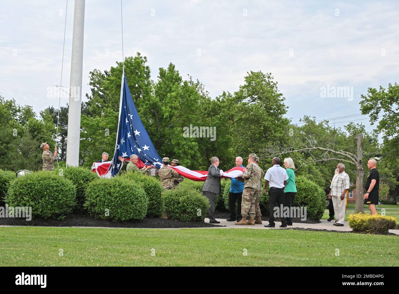 U.S. ASA Fort Dix Headquarters Celebrated the Army Birthday US Flag ...
