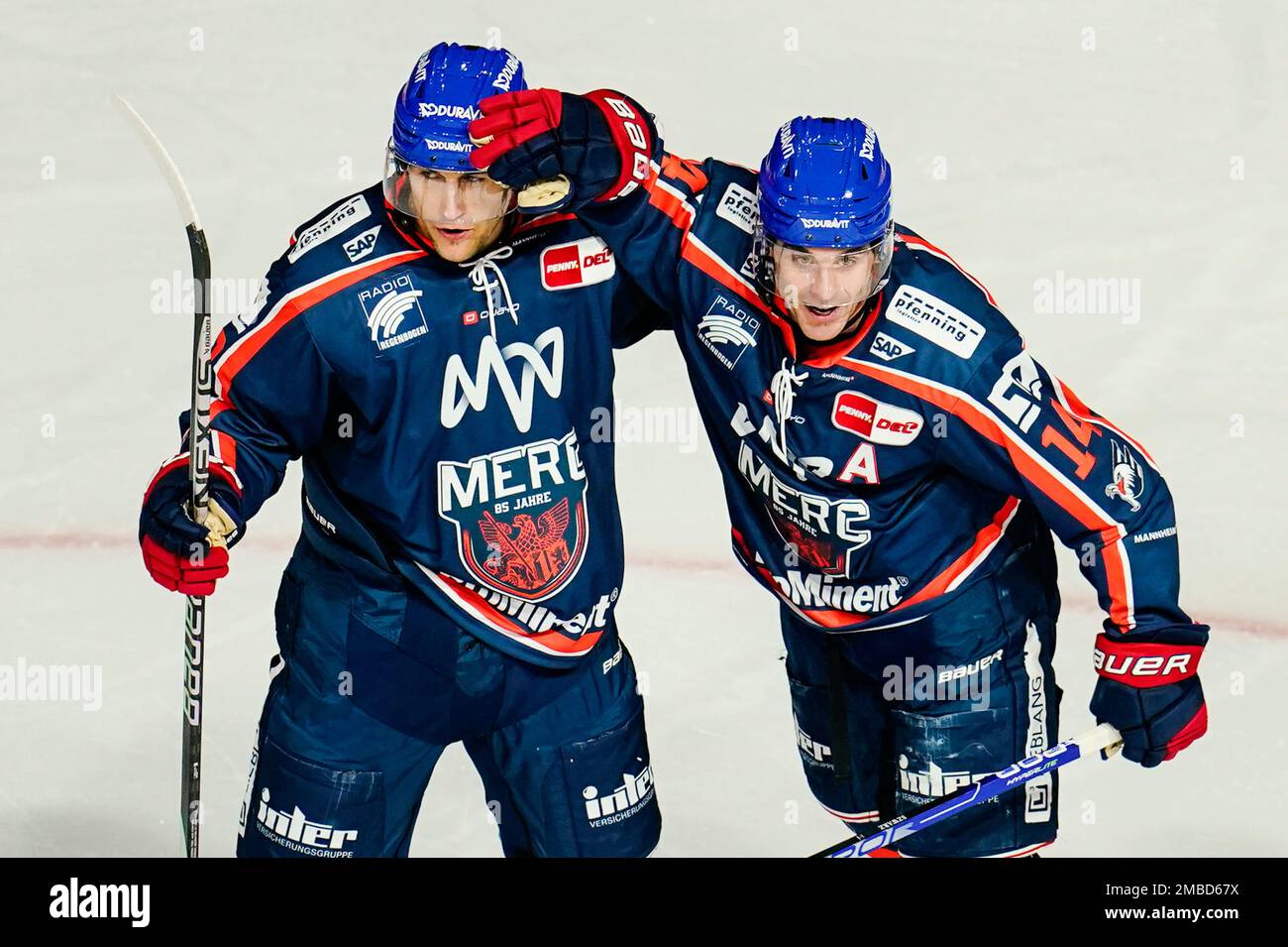 Mannheim, Germany. 20th Jan, 2023. Ice hockey: DEL, Adler Mannheim ...
