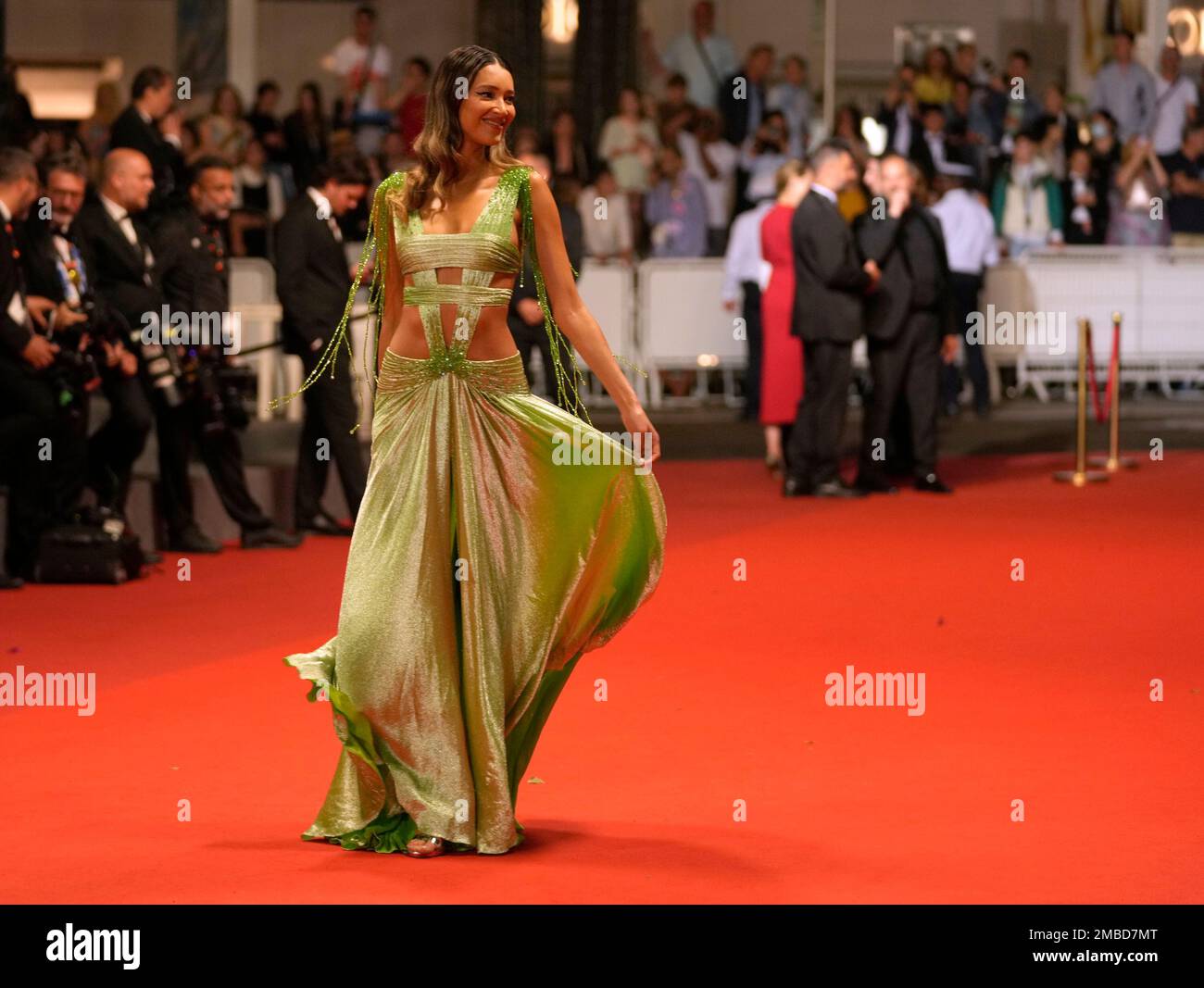 Daniela de Jesus Cosio poses for photographers upon arrival at the ...