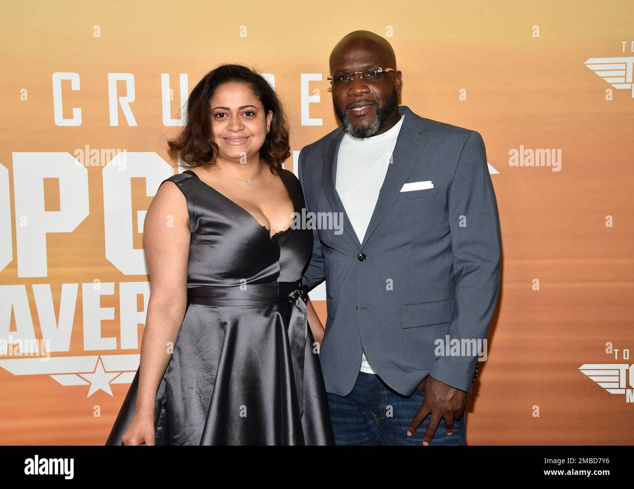 Princess Faraj and Edwin Freeman attend a special screening of "Top Gun ...