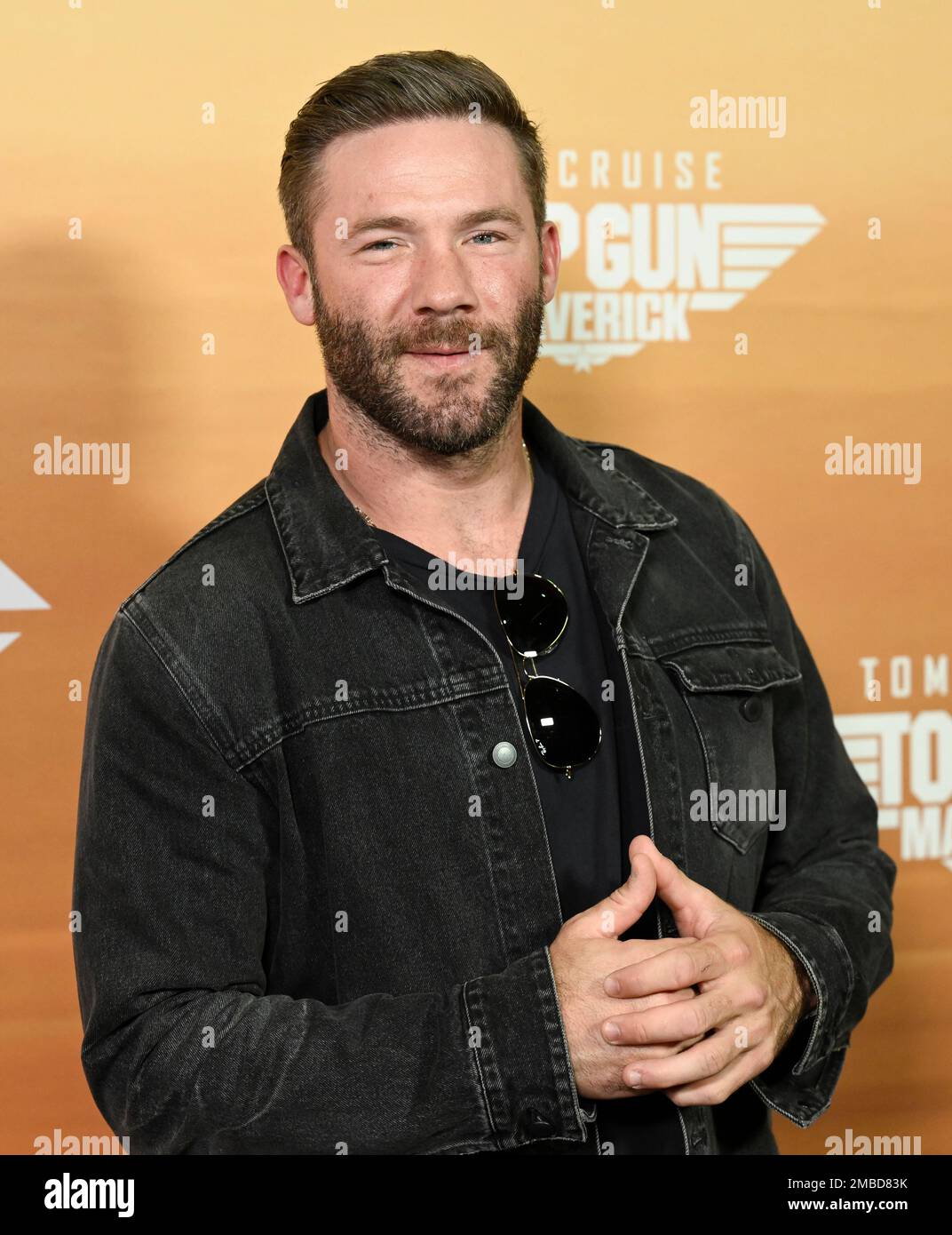 Julian Edelman attends a special screening of "Top Gun: Maverick" at ...