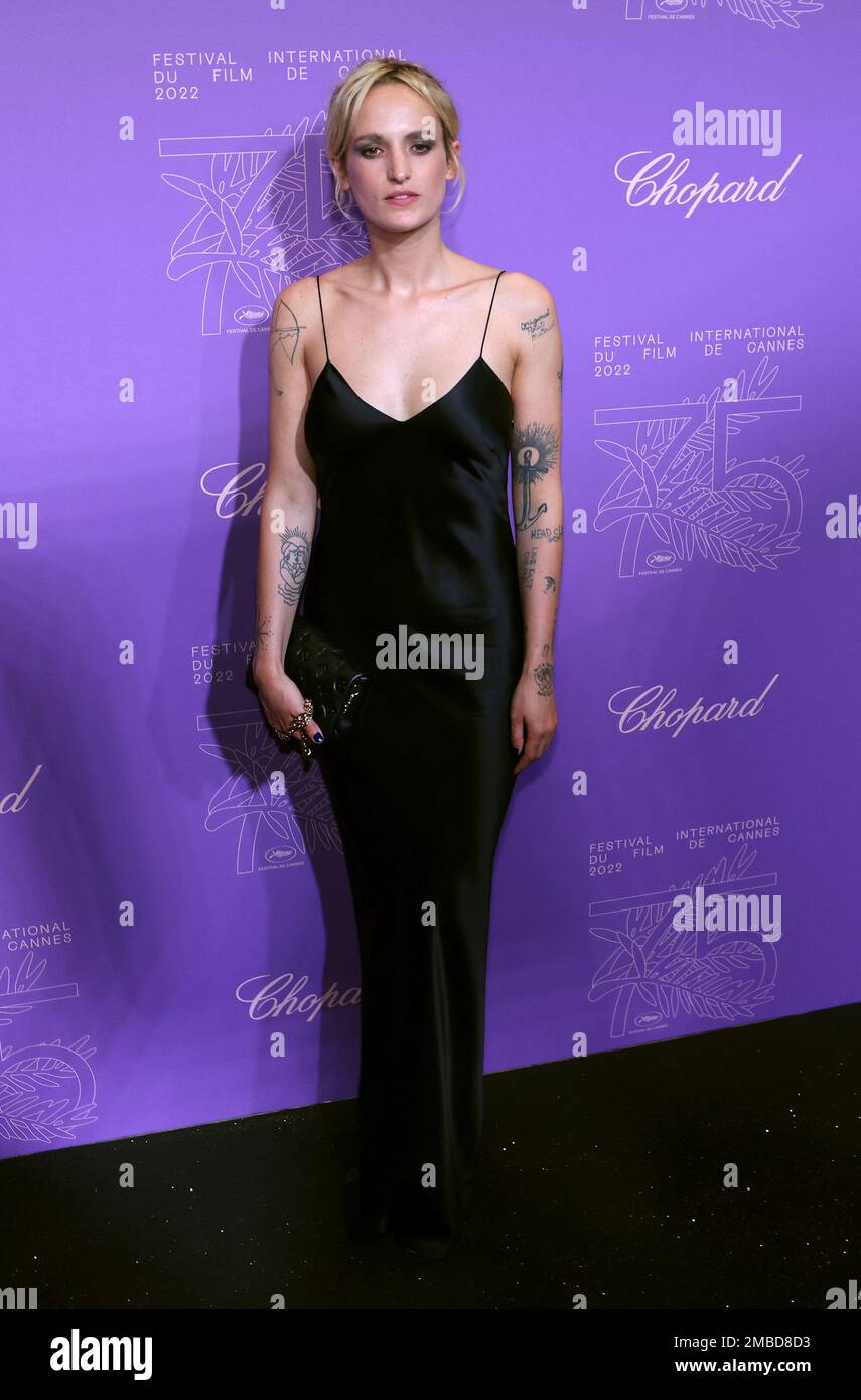 Agathe Rousselle poses for photographers upon arrival at the 75th ...