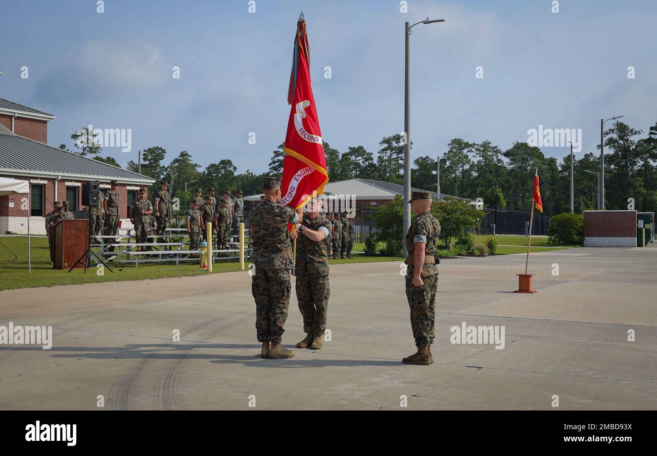 U.S. Marine Corps Lt. Col. Brian LaPointe, the outgoing commanding ...