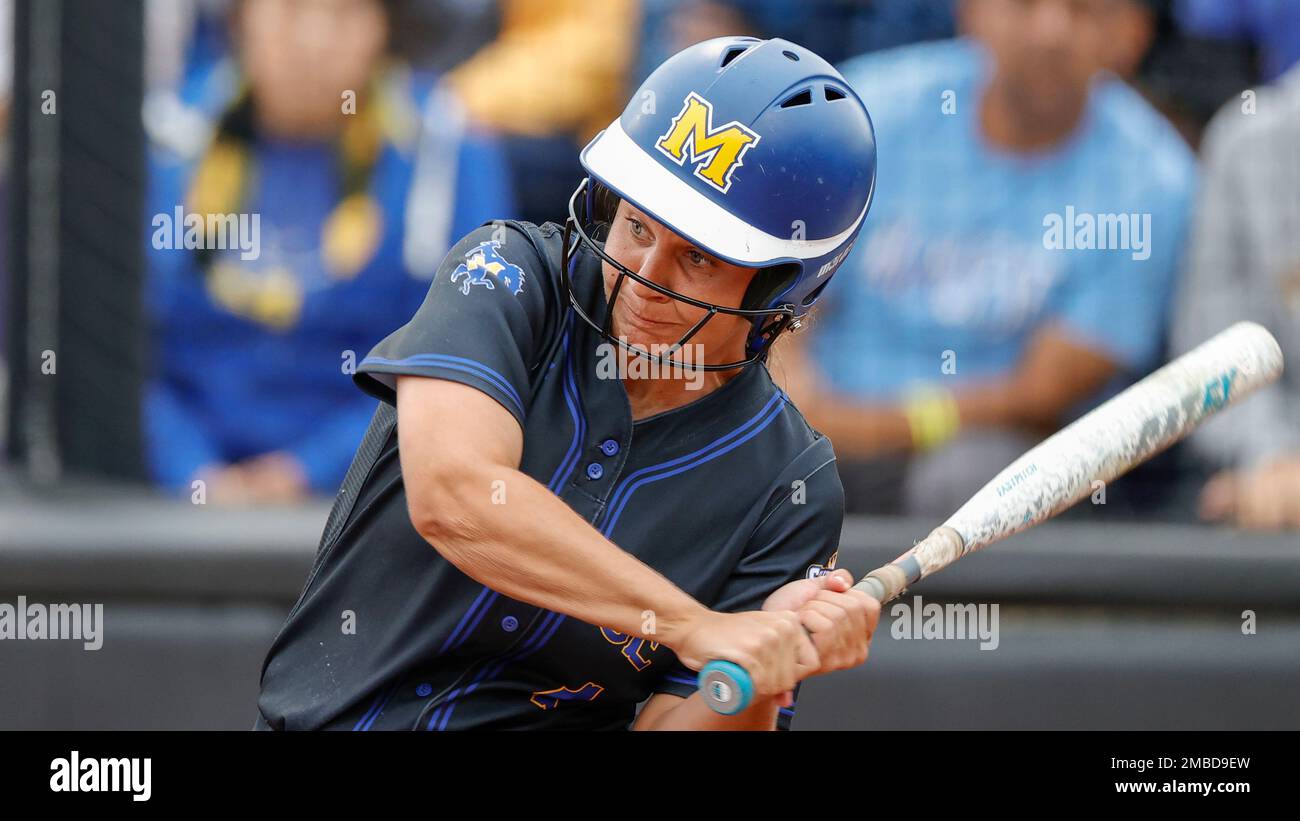 McNeese's Kaylee Lopez during an NCAA softball game on Saturday, May 21 ...