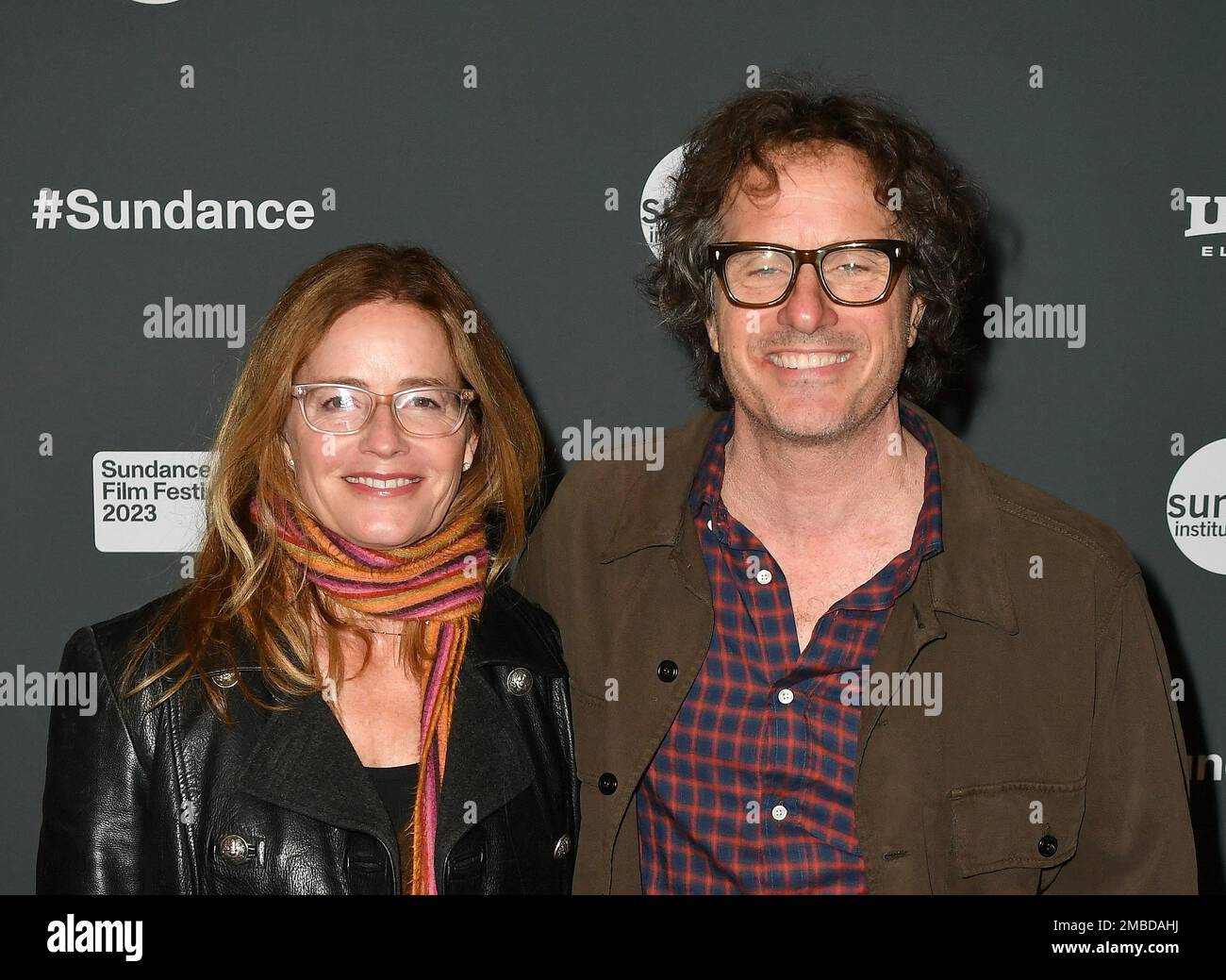 Park City, USA. 20th Jan, 2023. Elisabeth Shue and Davis Guggenheim ...