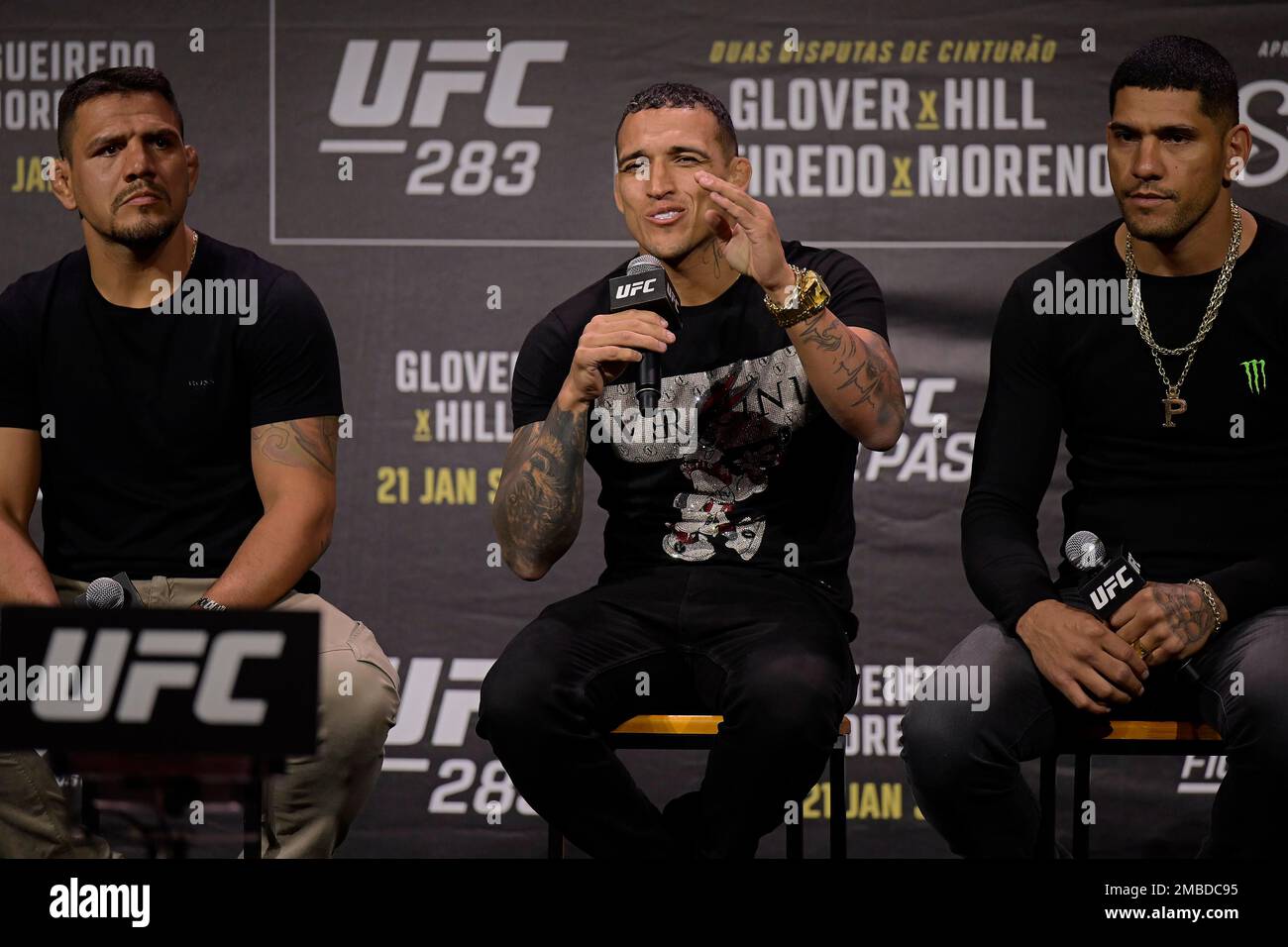 Rio De Janeiro, Brazil. 20th Jan, 2023. Charles do Bronx during Q&A for ...