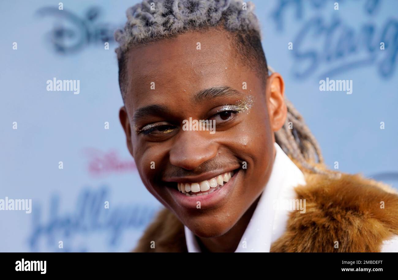 Tyrel Jackson Williams poses at the premiere of the film "Hollywood ...