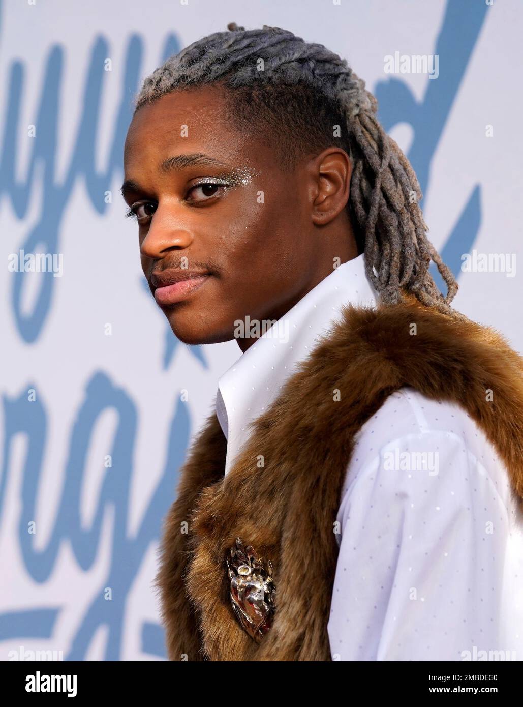 Tyrel Jackson Williams poses at the premiere of the film "Hollywood ...