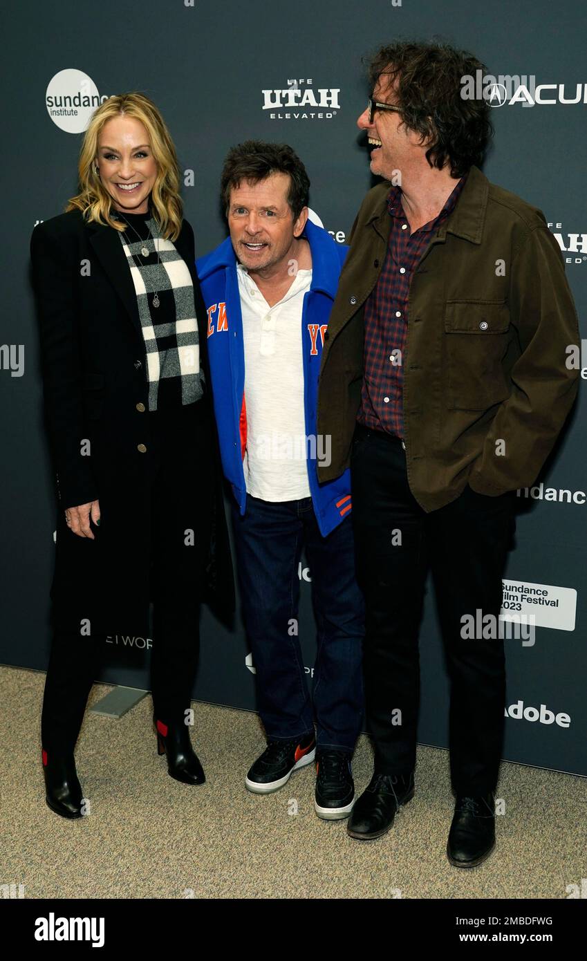 Michael J. Fox, center, subject of the documentary film "Still: A ...