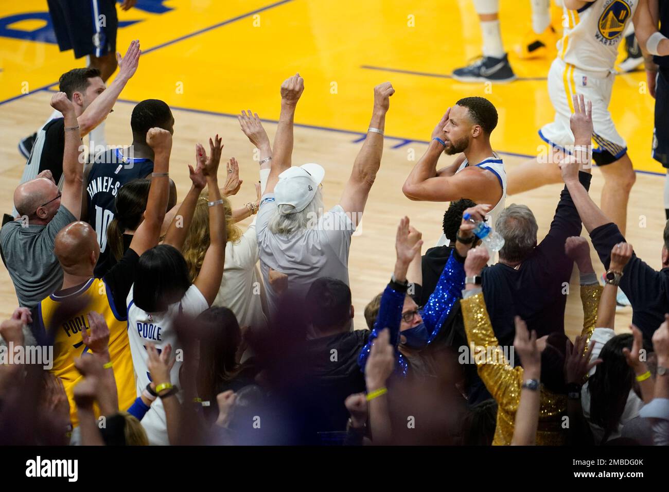 Golden State Warriors guard Stephen Curry during Game 2 of the NBA ...
