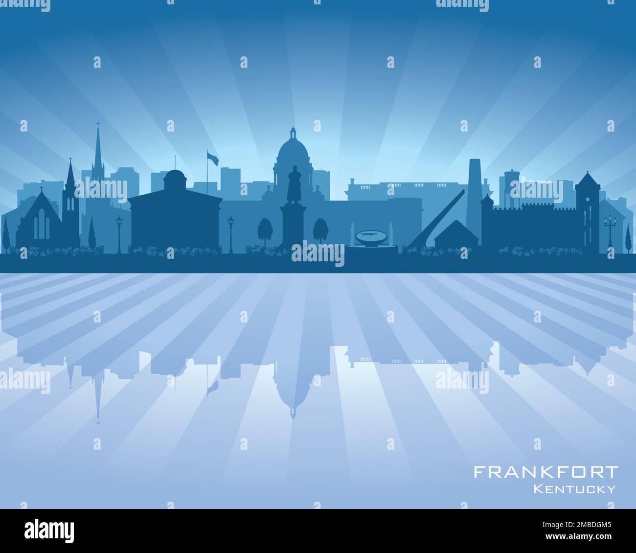 Downtown frankfort kentucky Stock Vector Images - Alamy