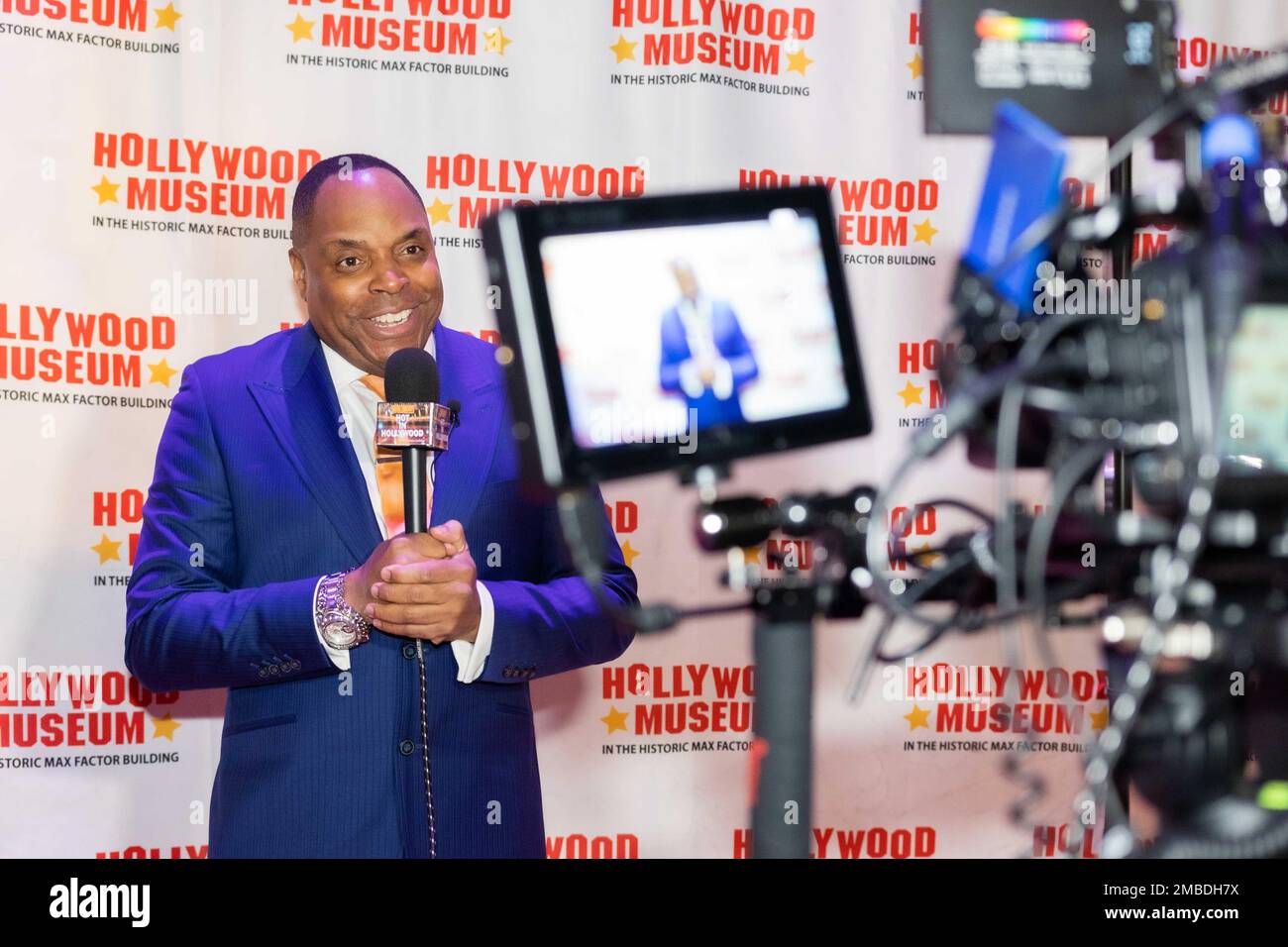 TV Host Tyrone Jackson and TV Reporter Athena Crosby attend the Tribute ...