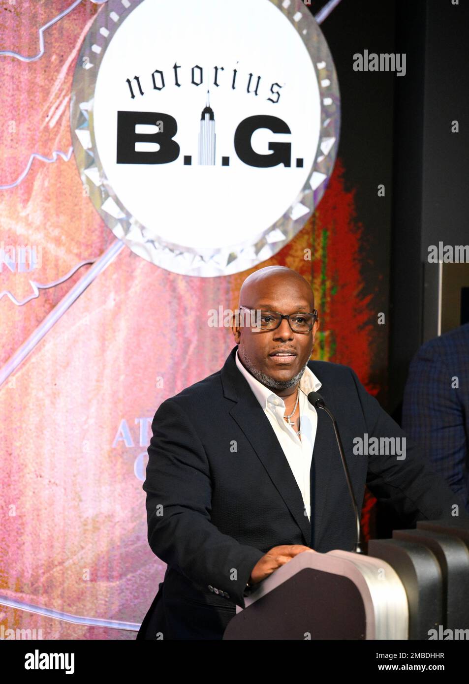 Business manager Wayne Barrow participates in an Empire State Building ...