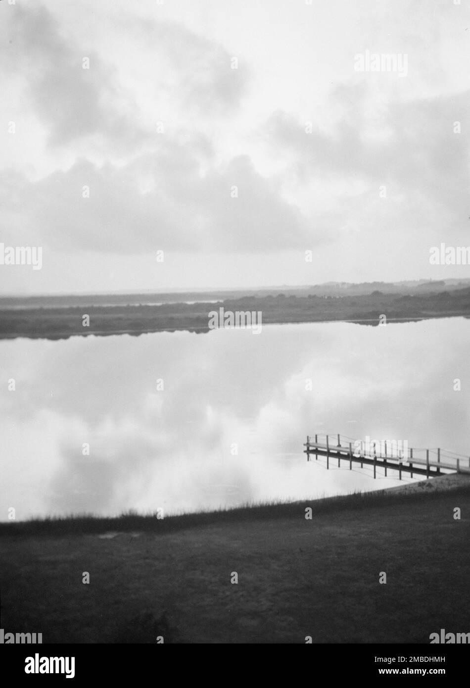 Water scene from the grounds of "The Shallows," property of Lucien ...