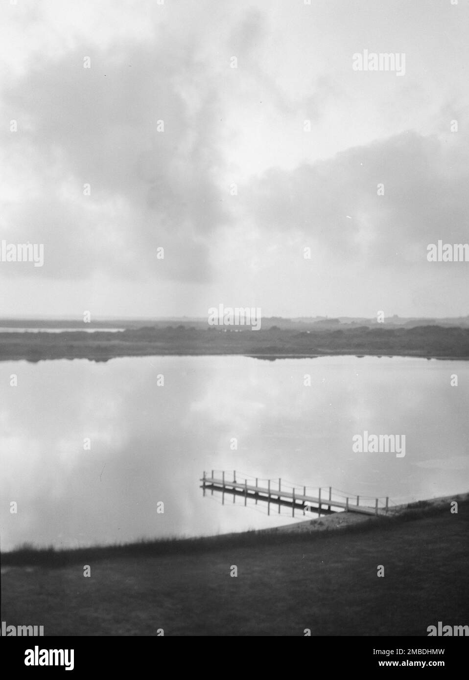 Water scene from the grounds of "The Shallows," property of Lucien ...