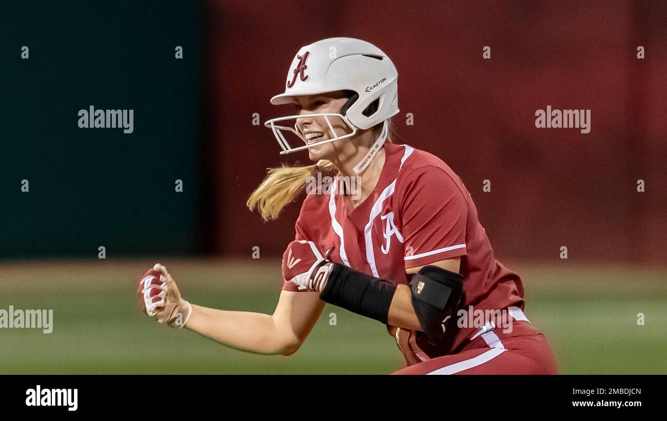 Alabama catcher Ally Shipman (34) during an NCAA softball game against ...