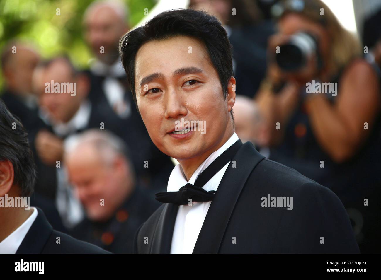 Park Hae-il poses for photographers upon arrival at the premiere of the ...